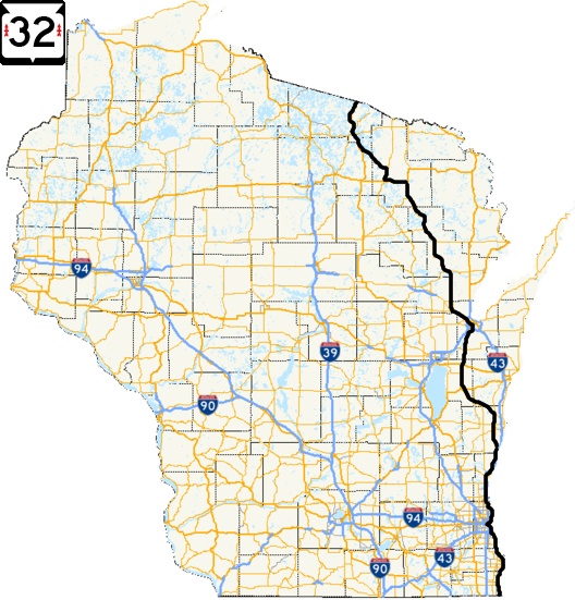 Wisconsin Highway 32, The Red Arrow Highway | State Trunk Tour